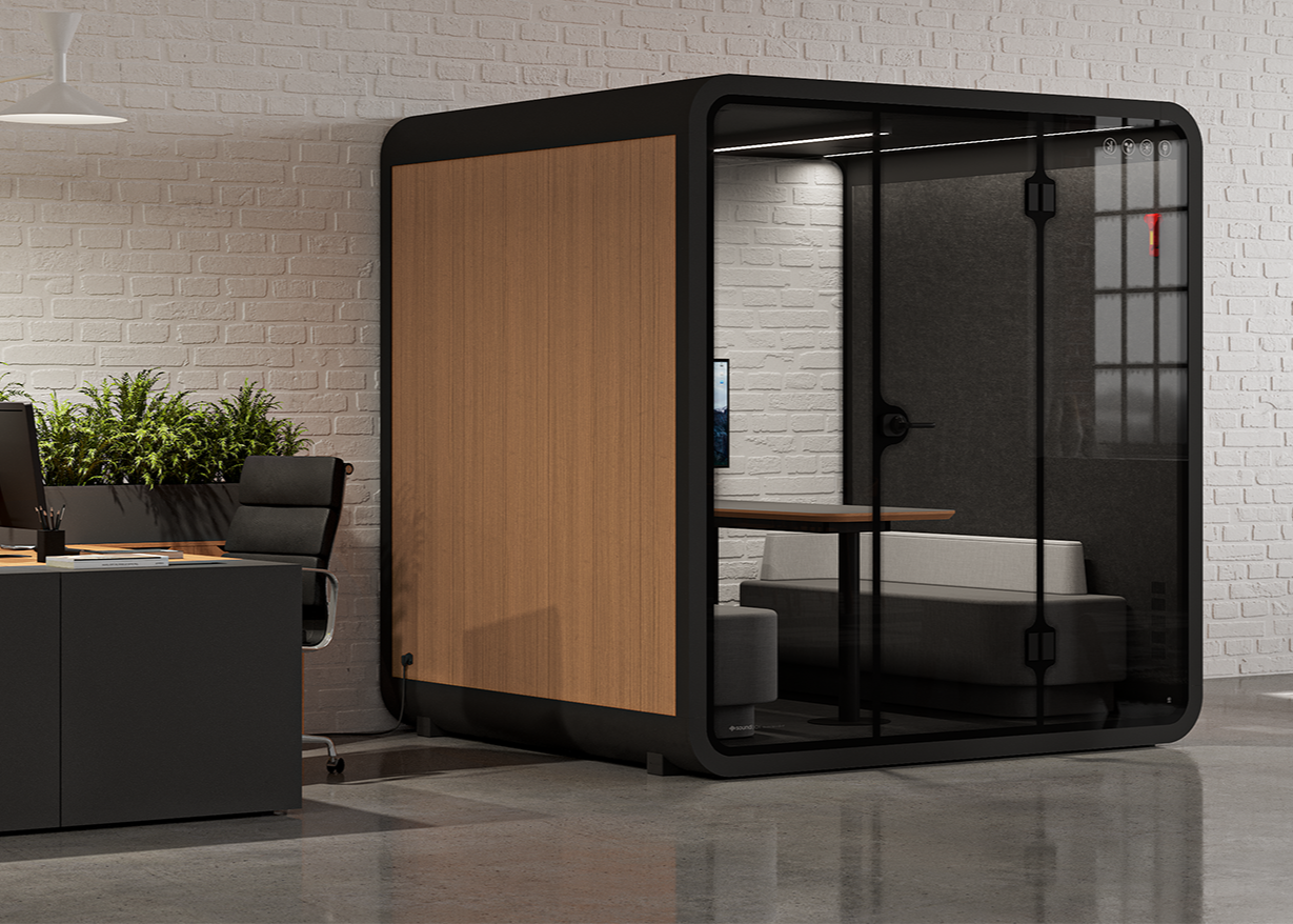 6 Person Meeting Booth – Private Meetings | Sound Box Store