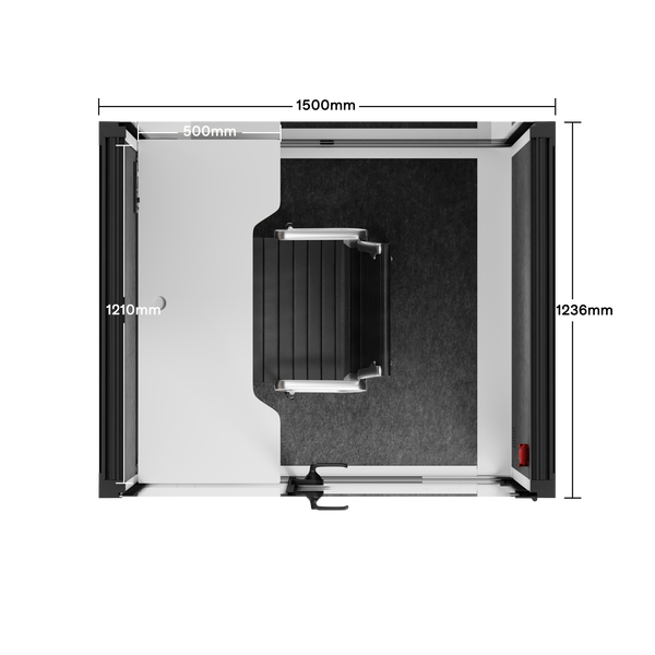 2-Person Office Booth - Soundproof Pod | Soundbox Store