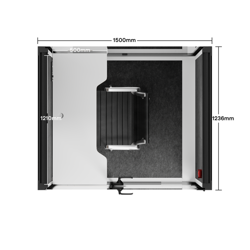2-Person Office Booth - Soundproof Pod | Soundbox Store