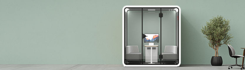 4 Person Office Booths – Private Meetings | Soundbox Store