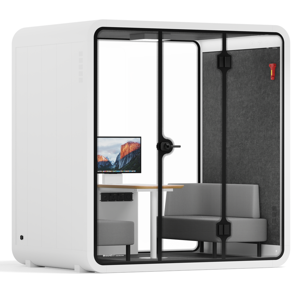 Quell 4-Person Office Pod - Private Meeting | Soundbox Store