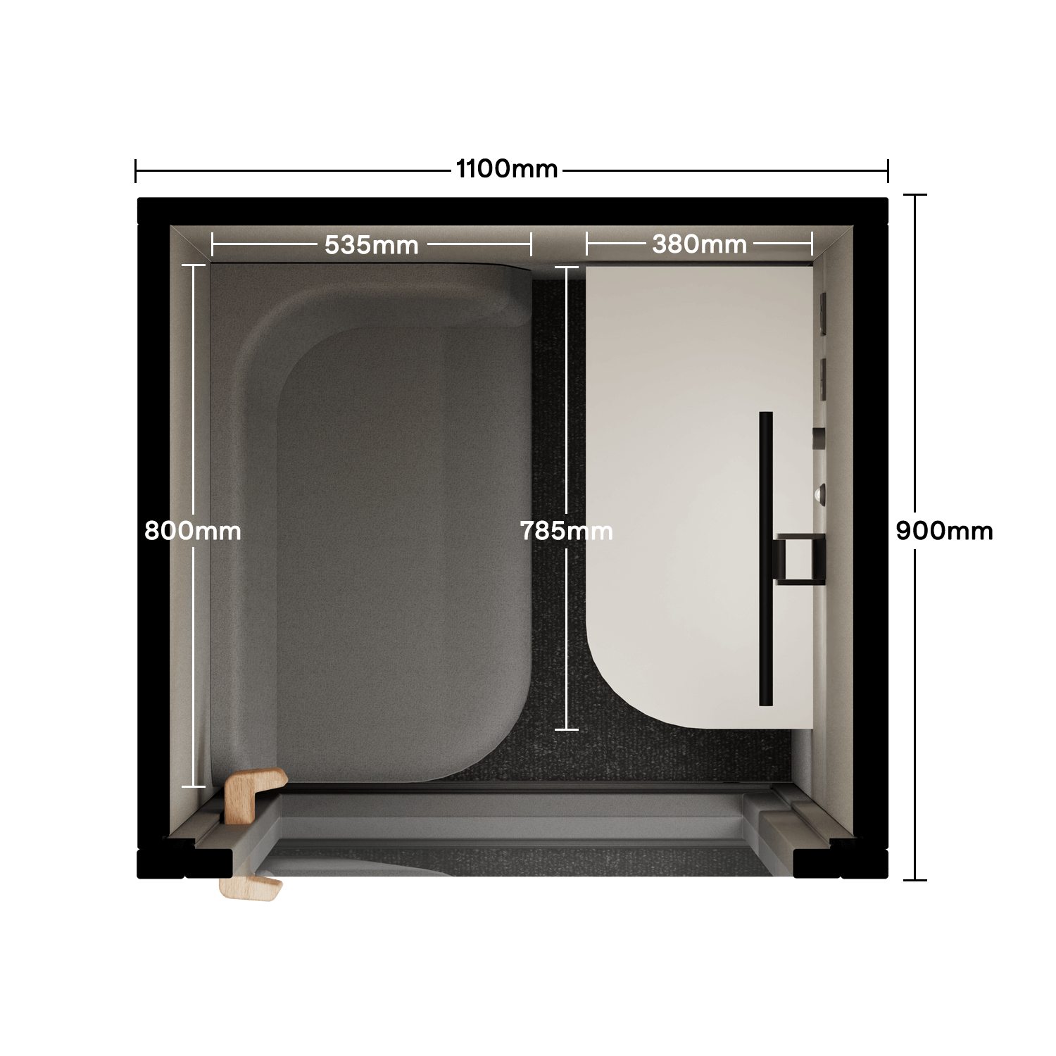 Office Phone Booth - Soundproof Folio | Soundbox Store