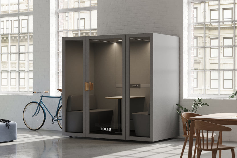 4 Person Office Booths – Private Meetings | Soundbox Store