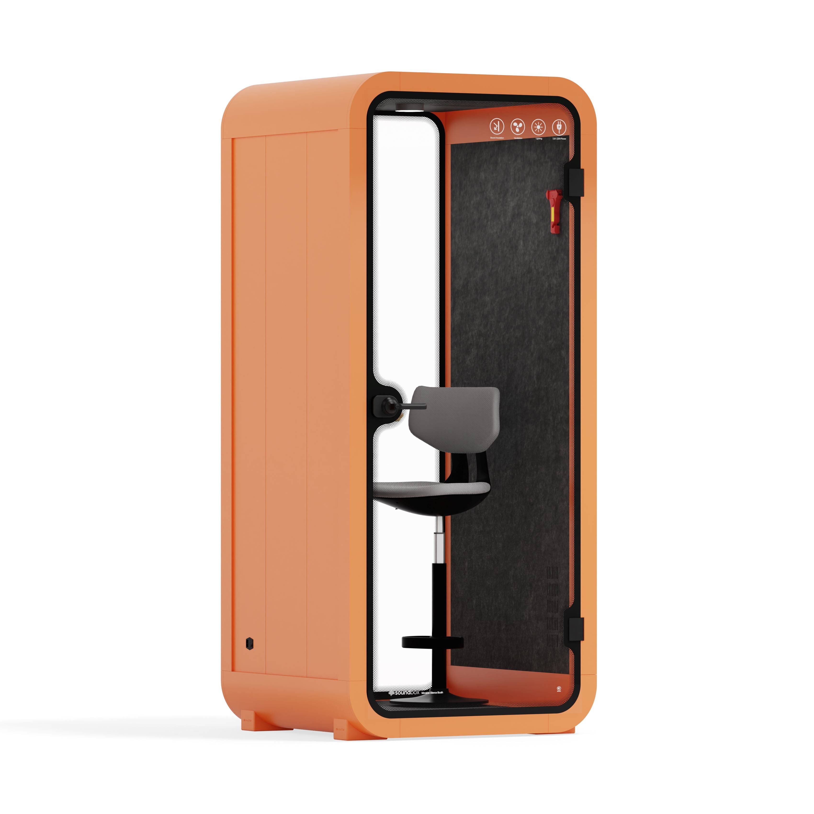 Adjustable Desk Office Pod QUELL FLEX 1 | Soundbox Store Products ...